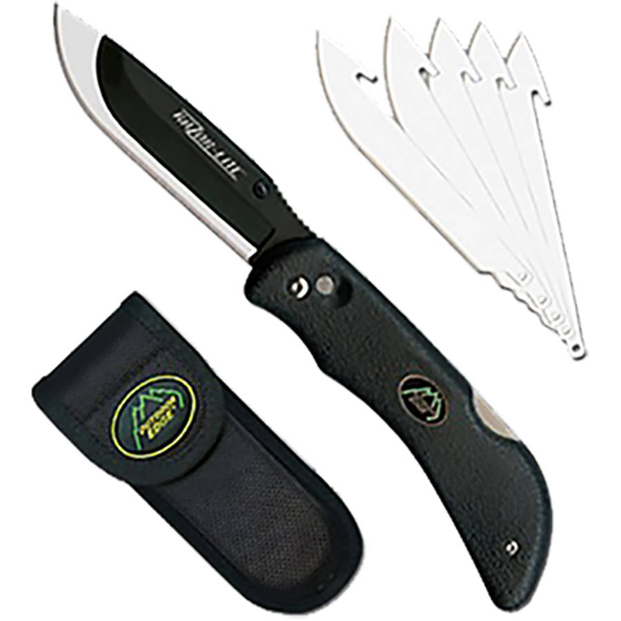Outdoor Edge RazorPro Double-Blade Folding Knife - Black – Oasis Outback