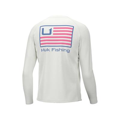 HUK Men's HUK and Bars Pursuit Crew (Size XXL) White, Polyester – Oasis ...