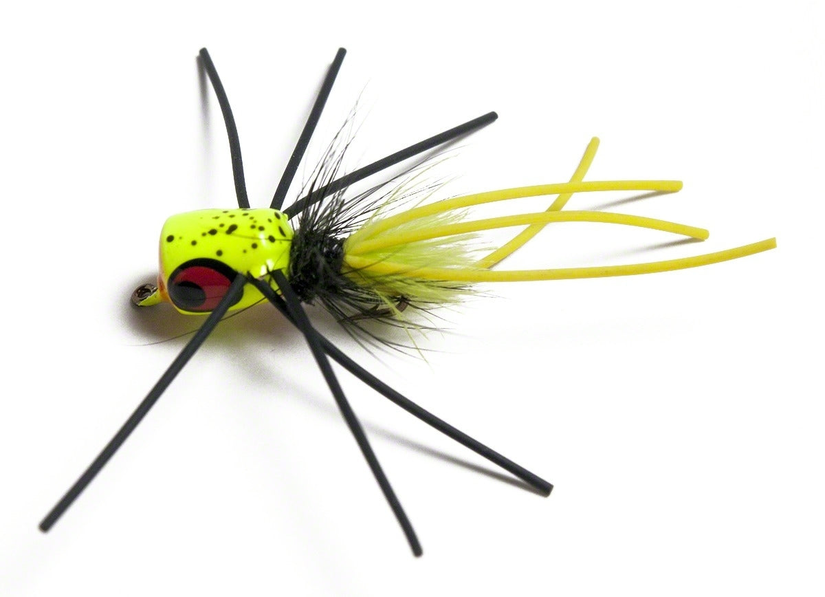 Betts 1201-10-7 Pop N Hot Fly Popper Chartreuse Speckle Size 10 – Oasis ...