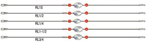Set of 12 Taitex Ready Rig Steel 70# 1/2Oz - RL1/2 – Oasis Outback