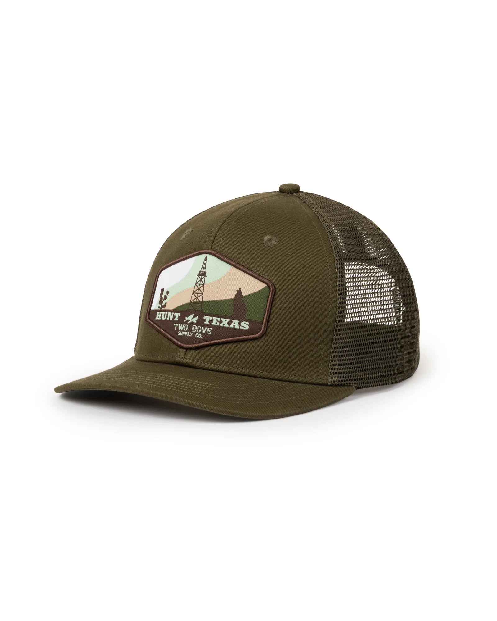Two Doves Hunt Texas Cap - 6 Panel - Green – Oasis Outback